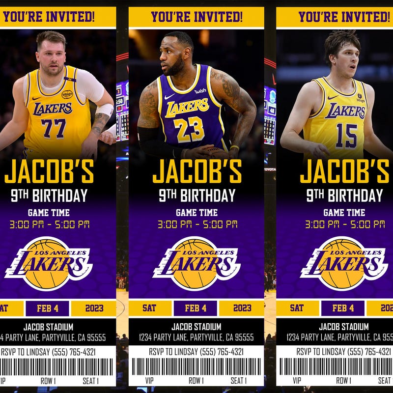 Lakers Party - Etsy