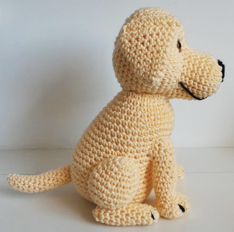 Labrador Retriever Dog Crochet Amigurumi Miigu Pattern Easy - Etsy