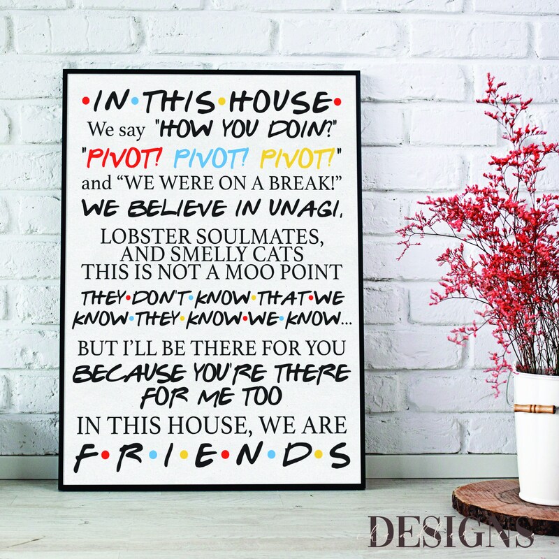 Friends Decor - Etsy