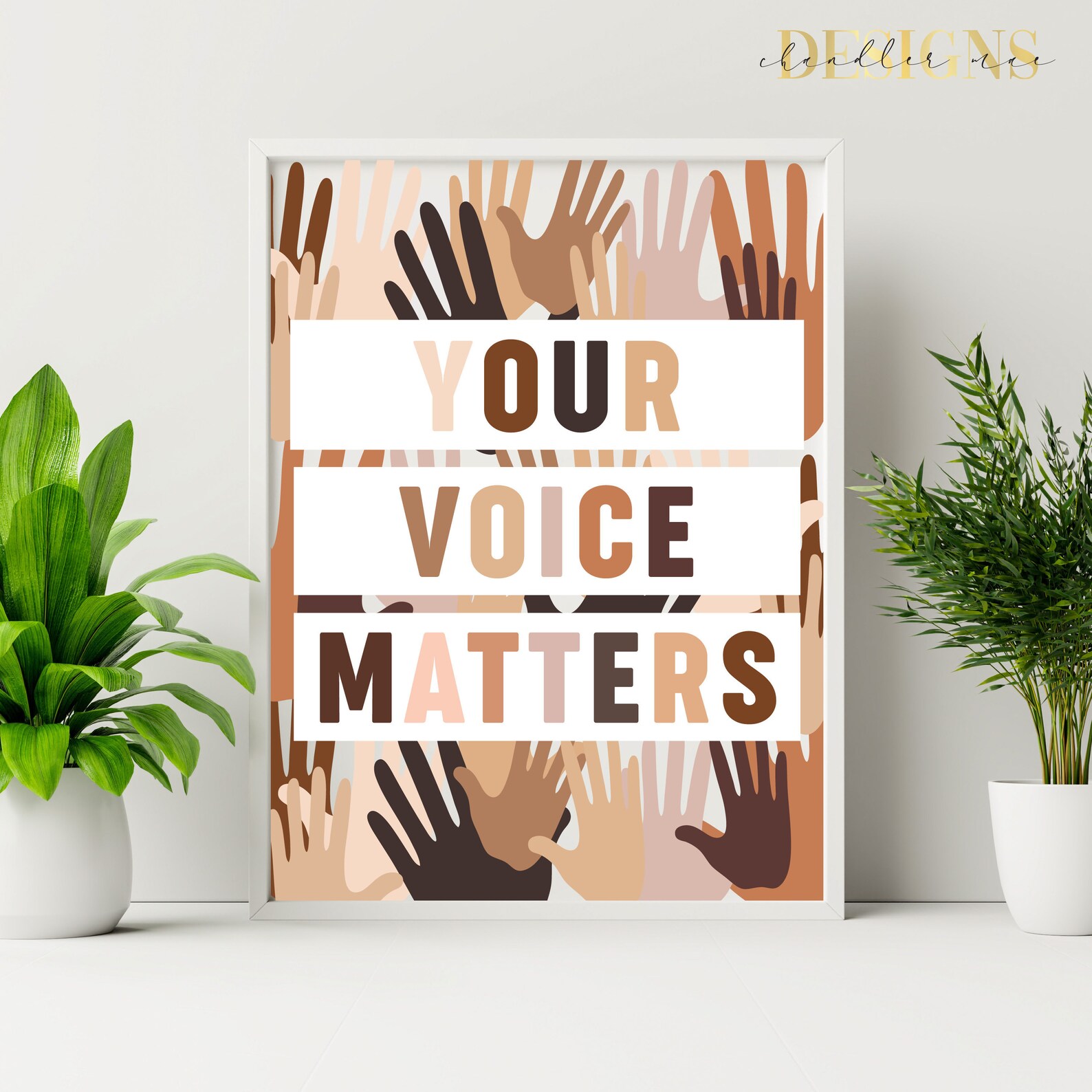 Your Voice Matters Printable Wall Art Diversity Poster - Etsy