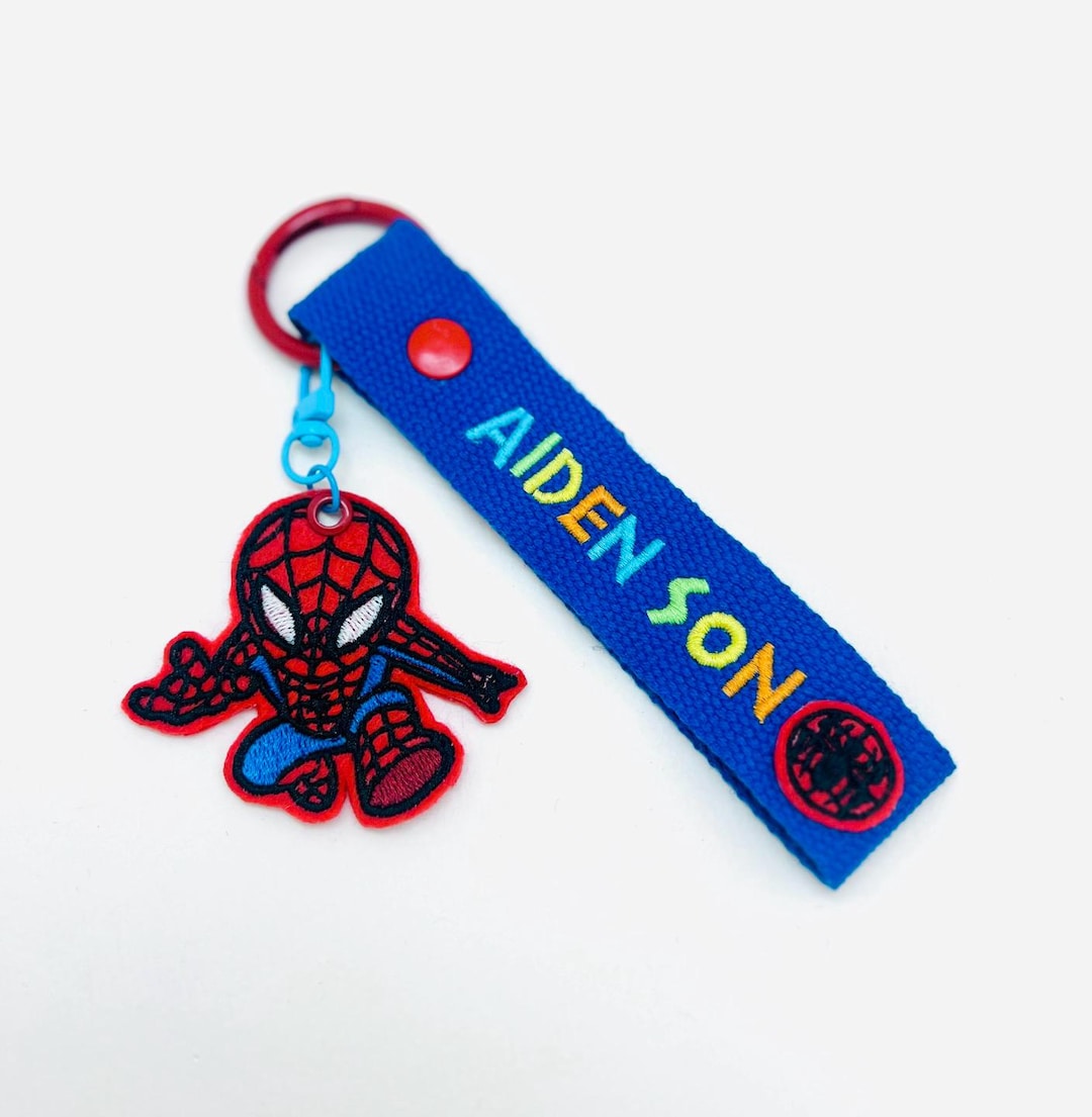 Personalized Spiderman Name Tag for Boy and Birthday Favor, Goodie Bags ...