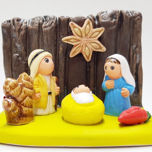 Argentinian Nativity Scene Handmade in Clay 1 Block - Etsy