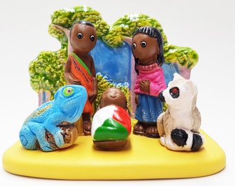 Argentinian Nativity Scene Handmade in Clay 1 Block | Etsy
