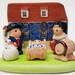 Greek Nativity Scene Handmade in Clay 1 Block 3.1x2x3.1 High, Greece ...