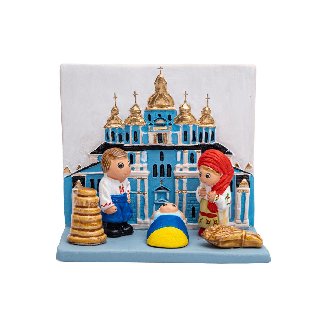 Ukrainian A Nativity Scene – St. Michael’s Golden-domed Cathedral ...