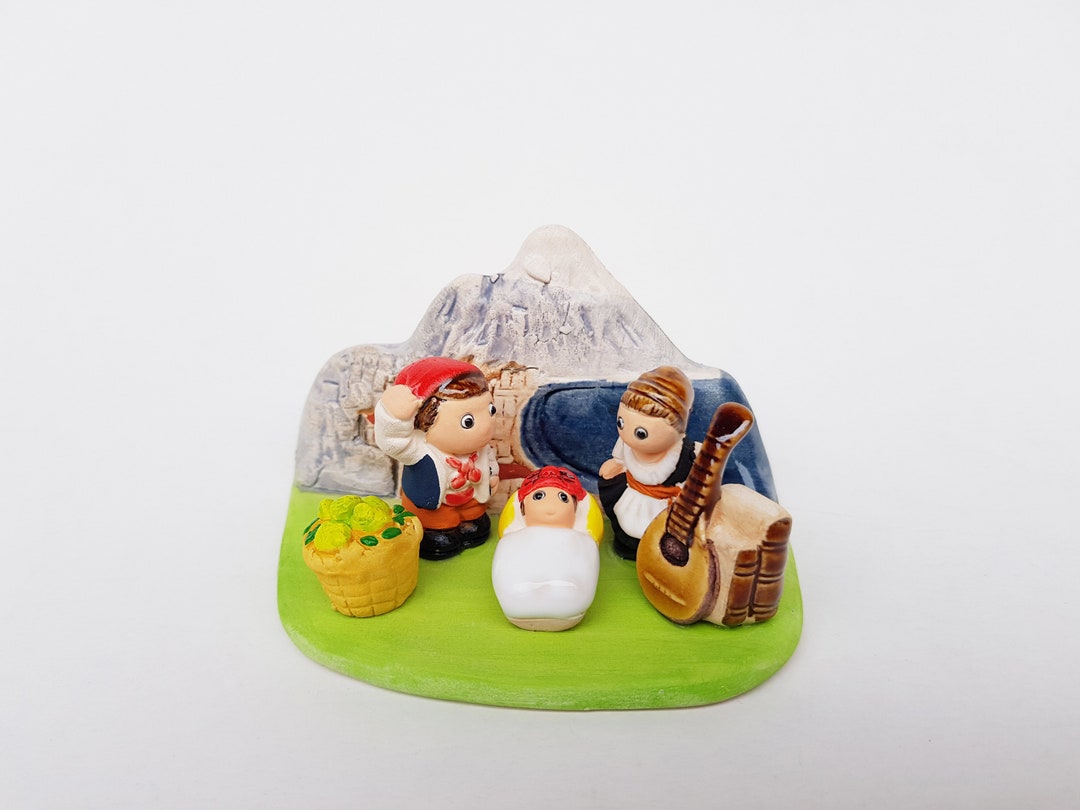 Neapolitan Nativity Scene Handmade in Clay 1 Block - Etsy