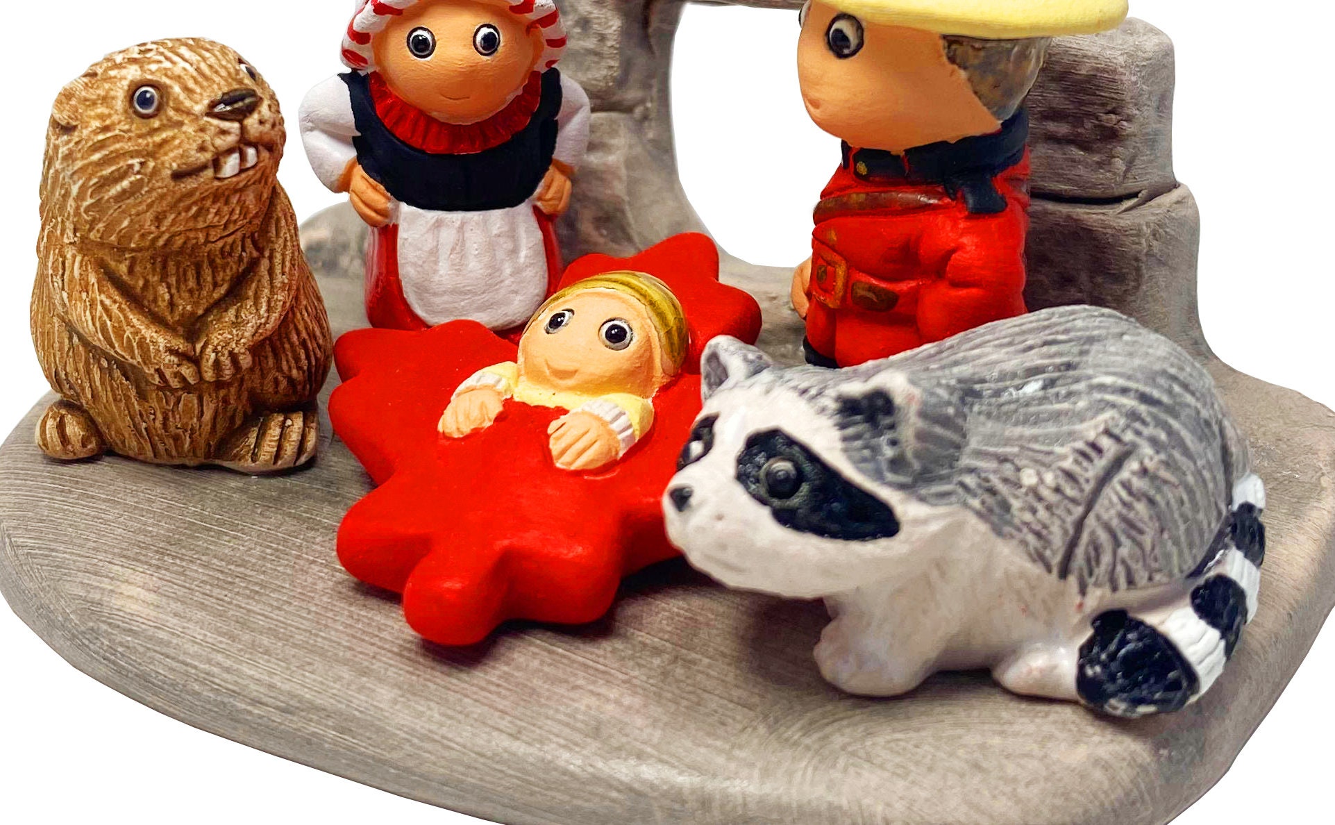 Canadian III Nativity Scene Handmade in Clay 1 Block - Etsy