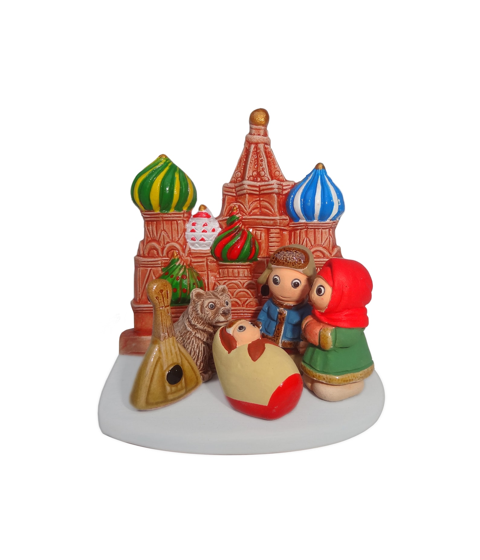 Russian Nativity Scene Handmade in Clay 1 Block | Etsy