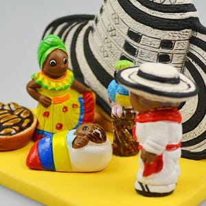 Colombian B Nativity Scene Handmade in Clay 1 Block 3.8x2.2x2.9 High ...