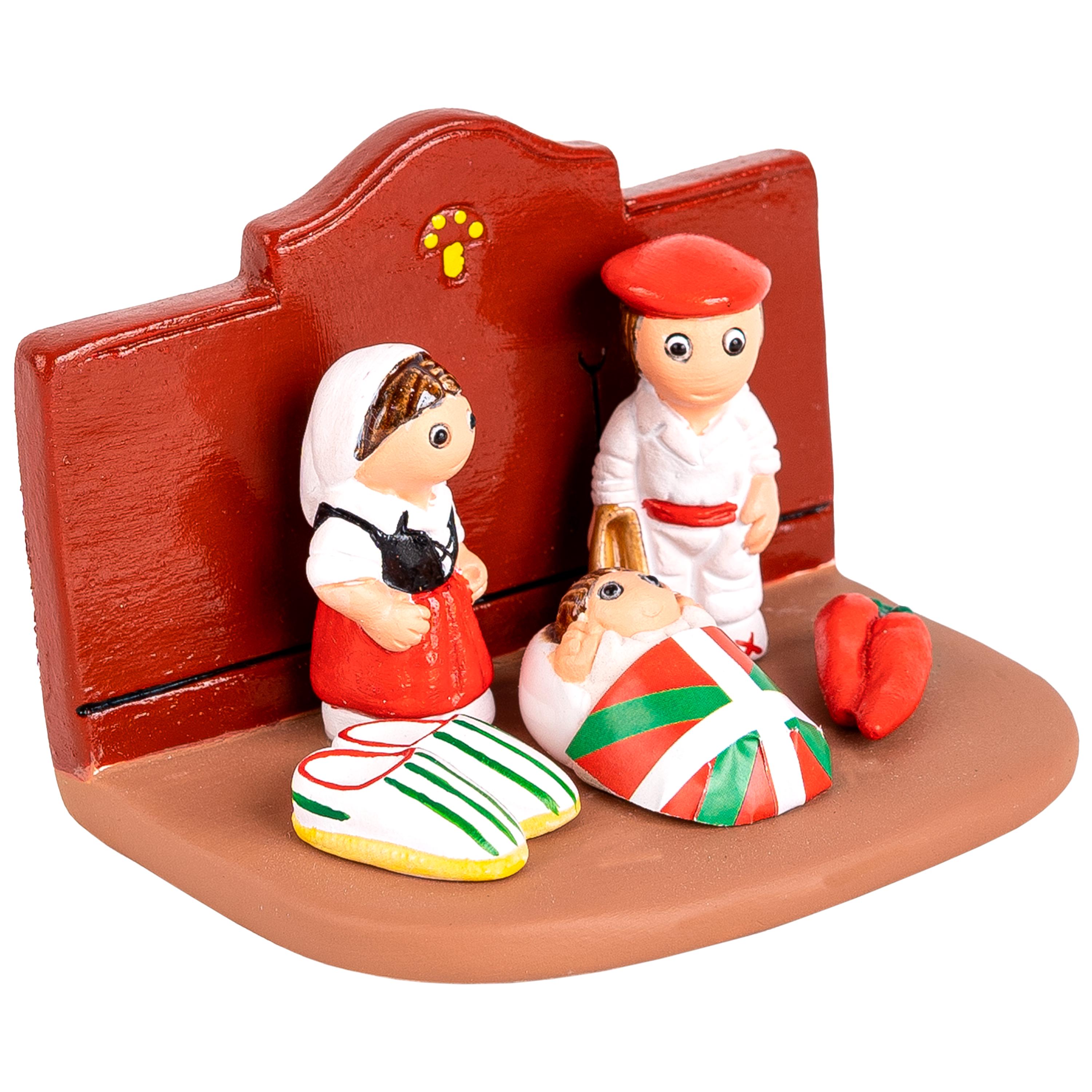 Handmade Clay Basque Nativity Scene: Bilbao, Spain - Etsy