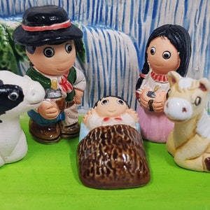 Argentinian Nativity Scene Handmade in Clay 1 block | Etsy