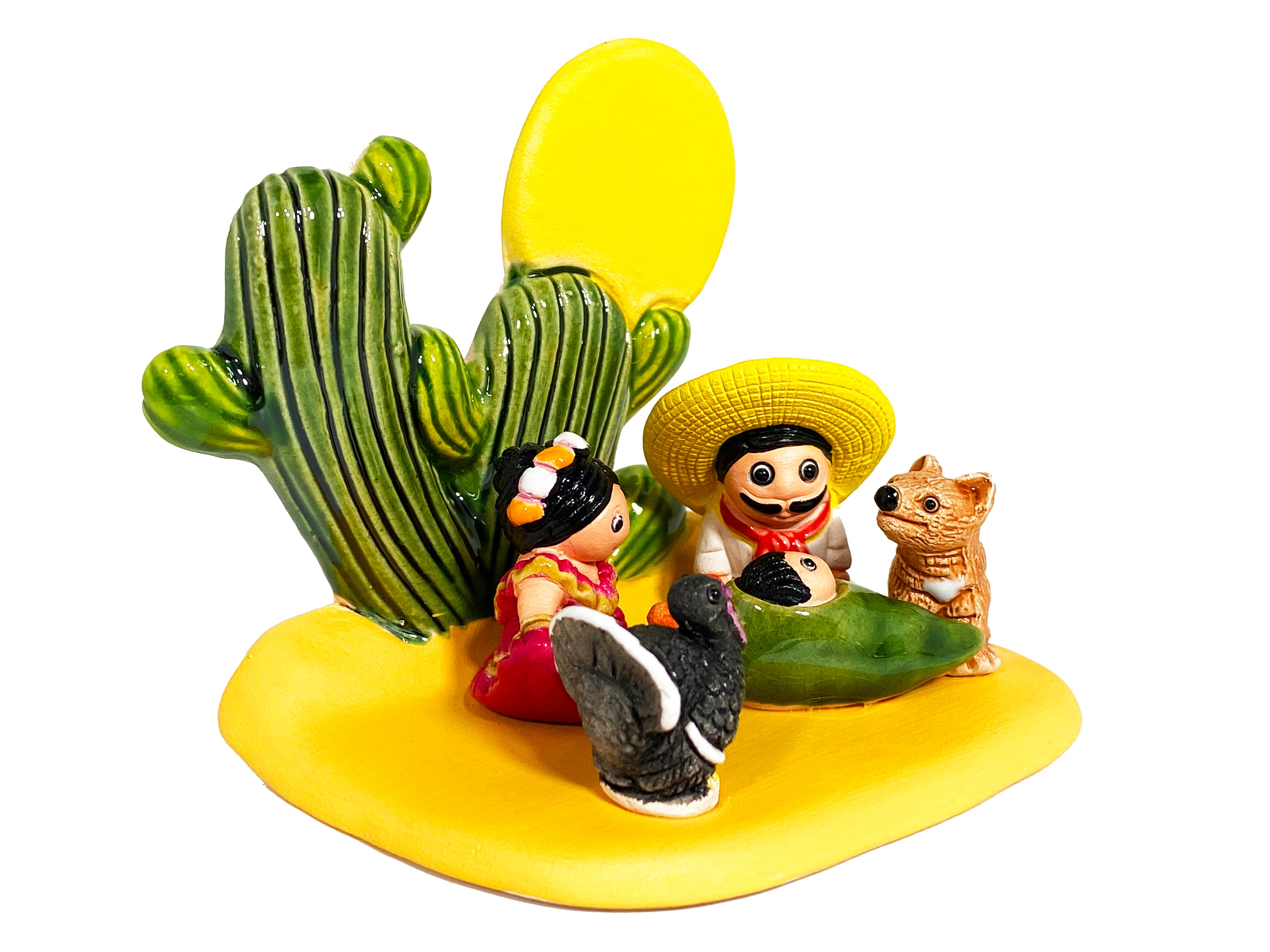 Mexican b Nativity Scene Handmade in Clay 1 | Etsy