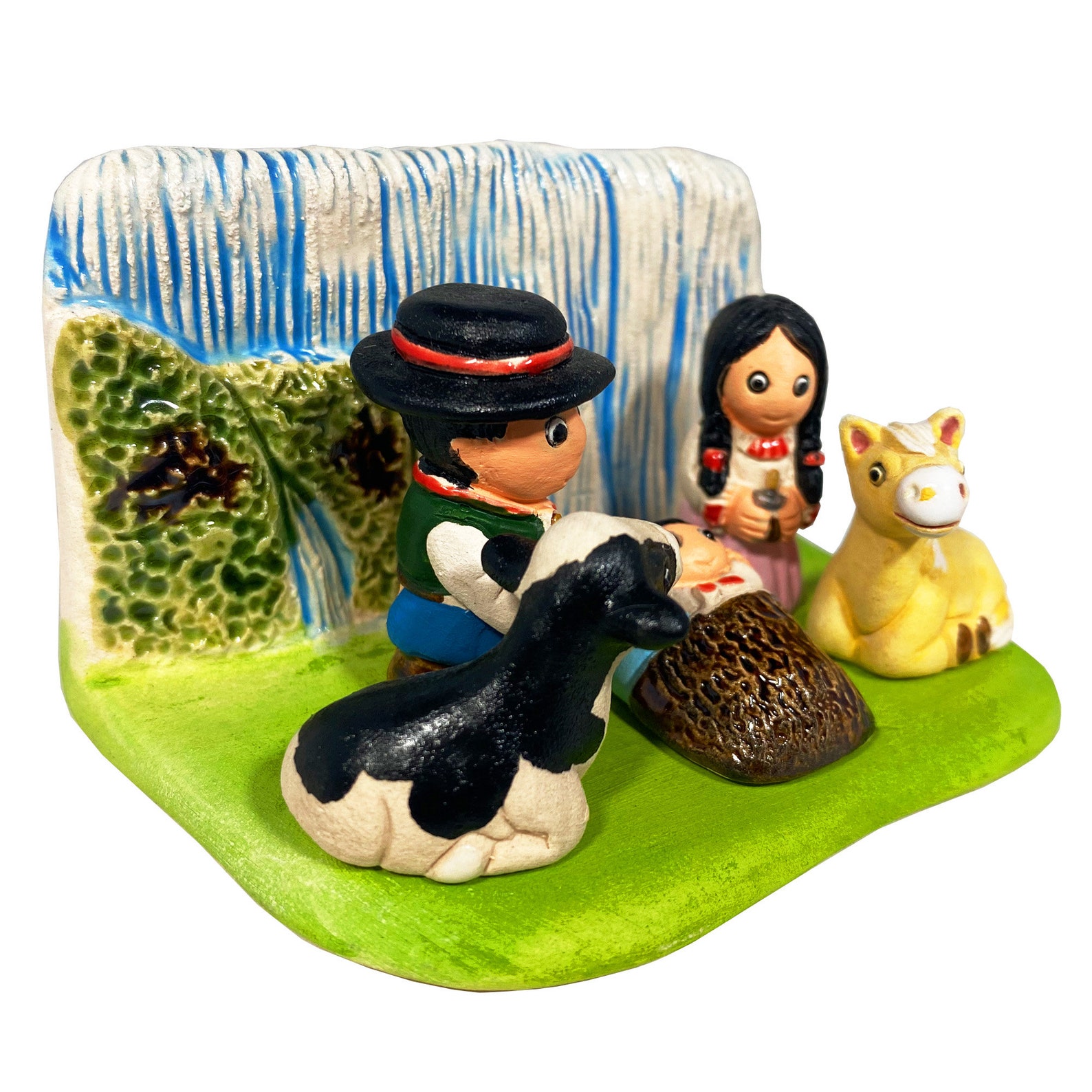 Argentinian Nativity Scene Handmade in Clay 1 Block - Etsy