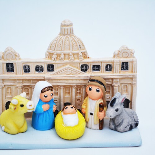 Russian Nativity Scene Handmade in Clay 1 Block - Etsy