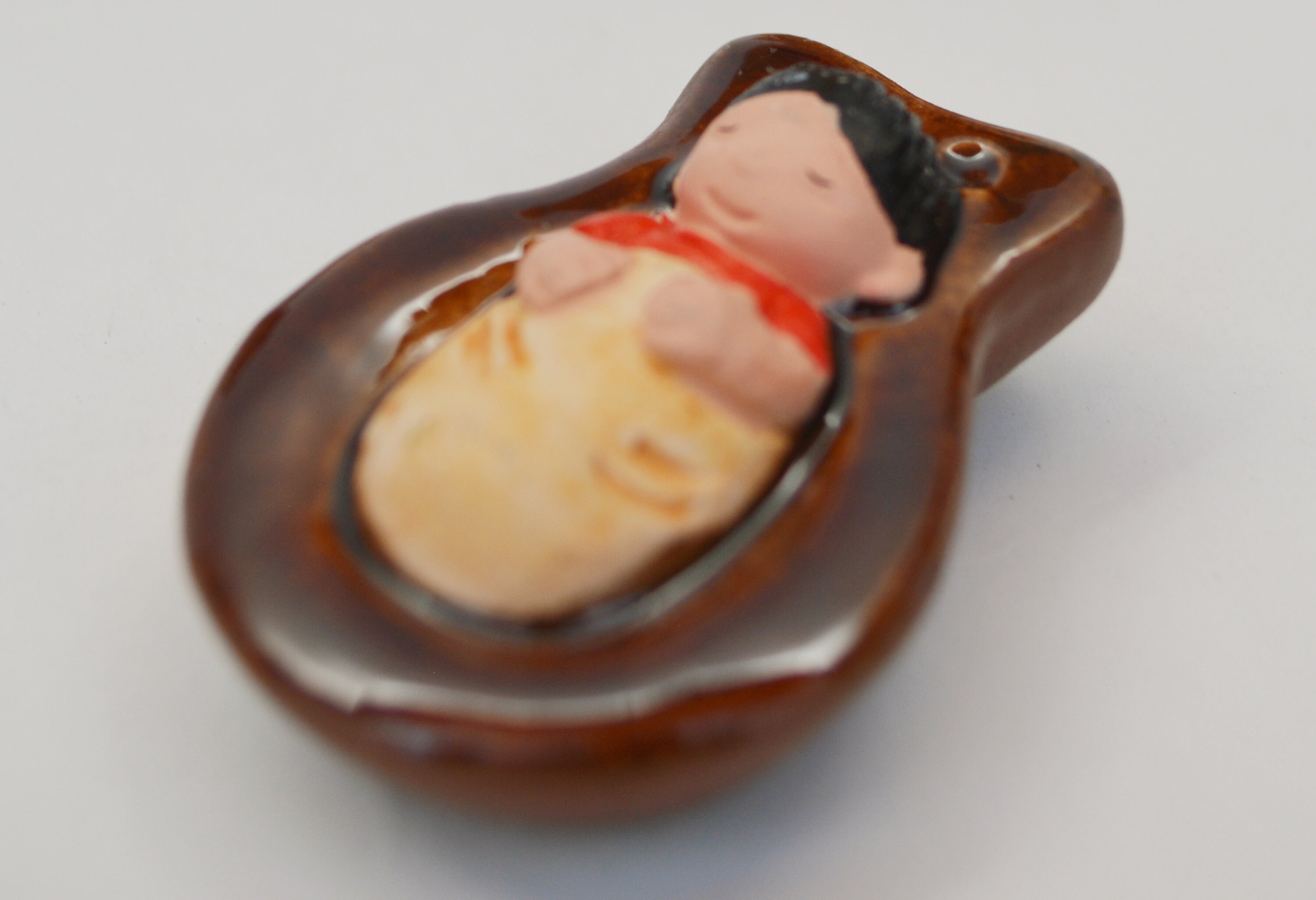 Spanish Nativity Set Handmade in Clay 3 characters | Etsy