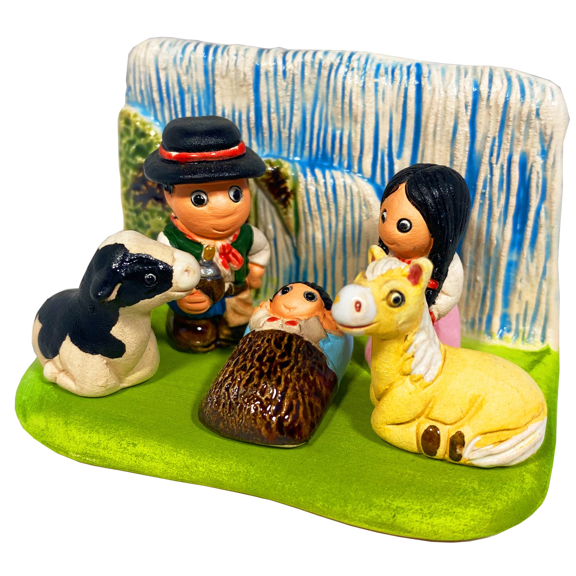 Argentinian Nativity Scene Handmade in Clay 1 Block - Etsy