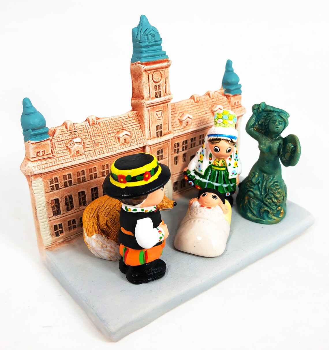 Polish Nativity Scene Handmade in Clay 1 Block - Etsy