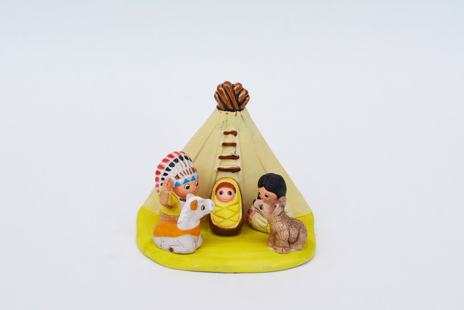 Native American a Nativity Scene Handmade in - Etsy