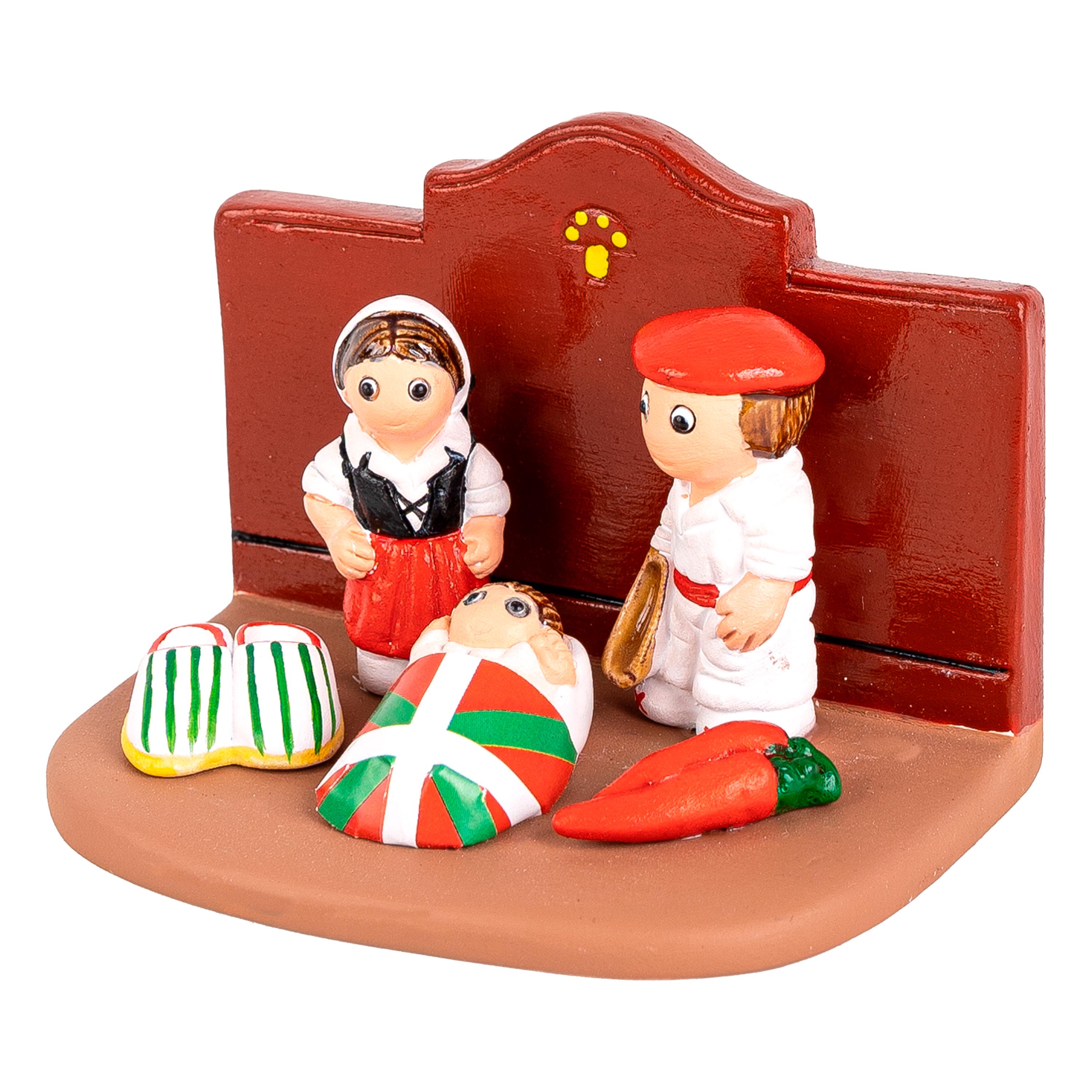 Handmade Clay Basque Nativity Scene: Bilbao, Spain - Etsy