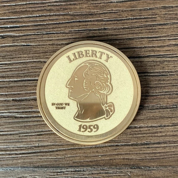Custom Engraved Metal Coin - Etsy