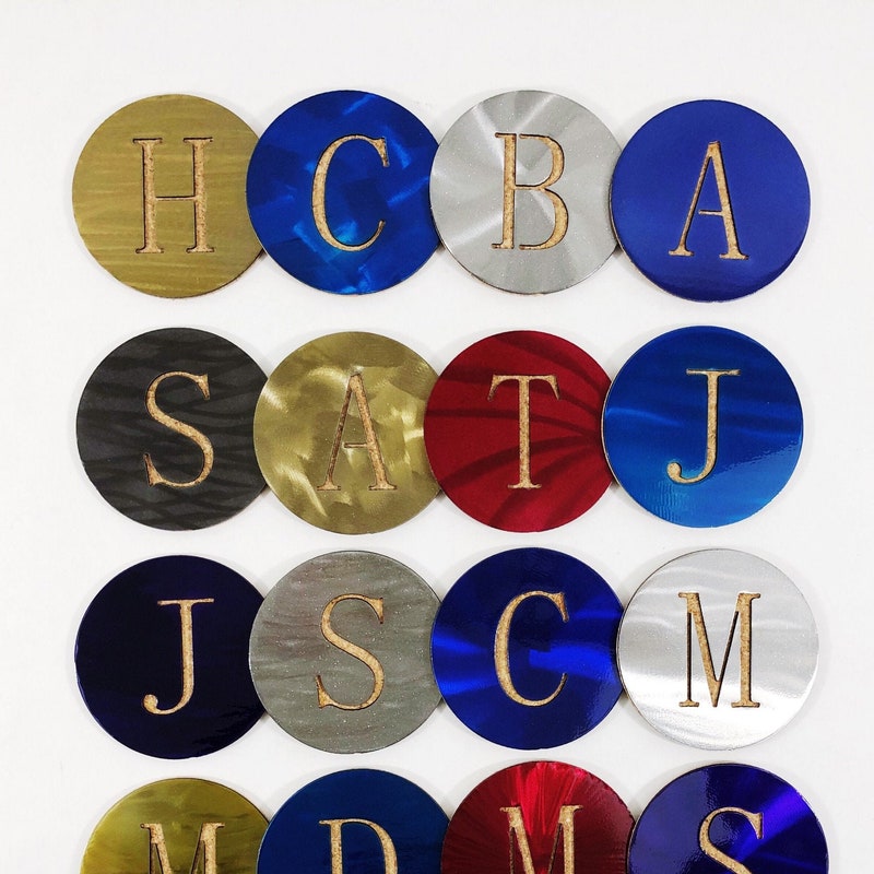 Letter Coaster - Etsy