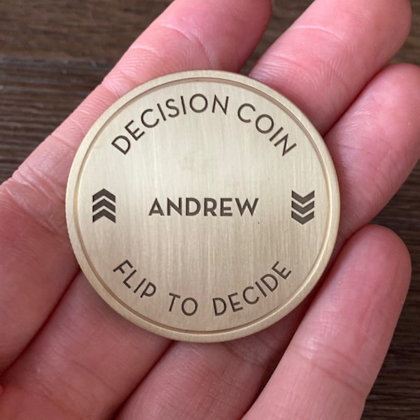 Decision Coin - Etsy UK