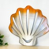 Large Mussel Shell Wave Coastal Wall Art in Blue, Unique Birthday Gift ...