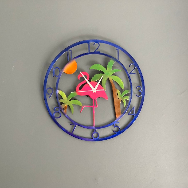 Coastal Beach Themed Wall Clock - Etsy