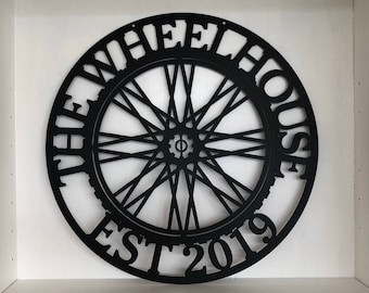 Bicycle Wheel Art | Etsy