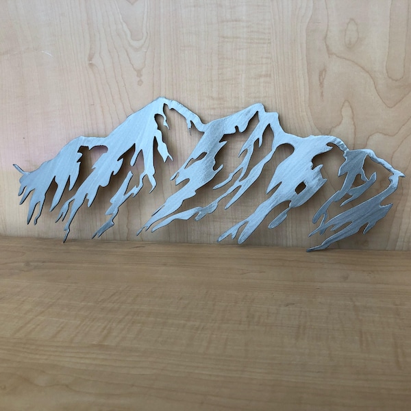 Mountain Metal Art - Etsy