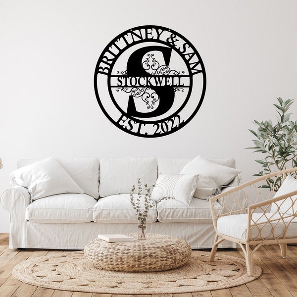 Scroll Monogram - Etsy