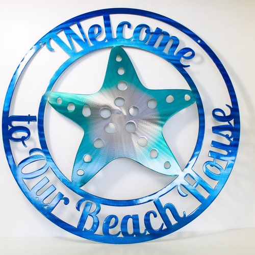Personalized Starfish Sign Customizable Weatherproof Door - Etsy