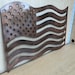 Metal Waving American Flag With Multiple Color Options - Etsy