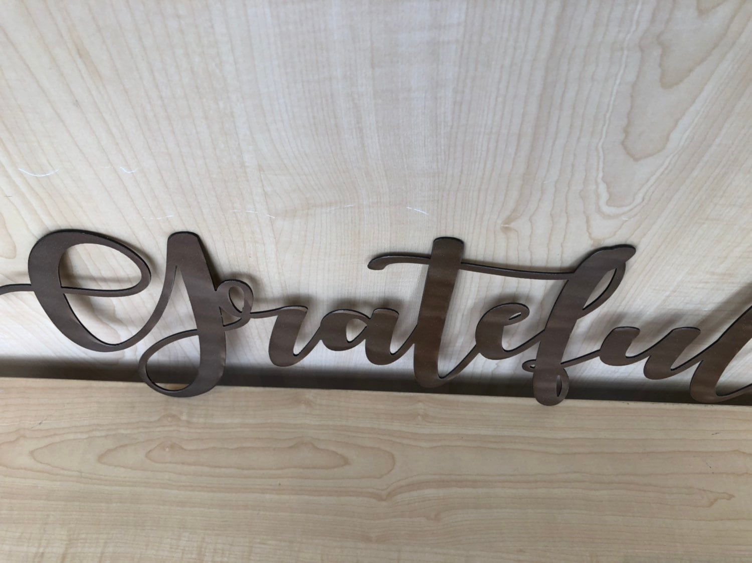 Grateful Metal Wall Art Sign With Powder Coat | Etsy