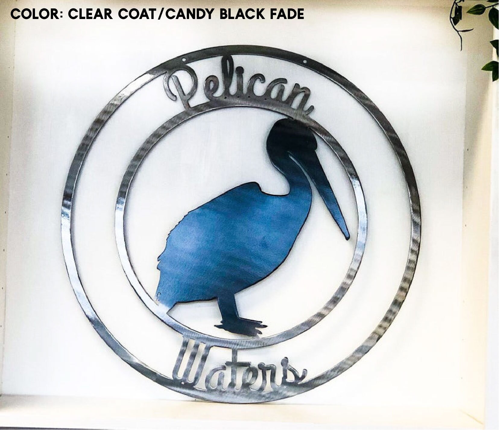 Personalized Metal Pelican Sign Customizable Door Hanger or - Etsy Canada