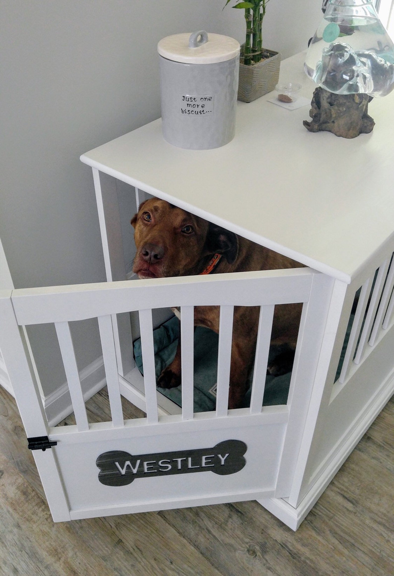 Personalized Dog Bone Metal Wall Art Kennel Name Sign Dog Bed Sign ...