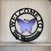 Personalized Metal Butterfly Sign - Customizable Weatherproof Door ...