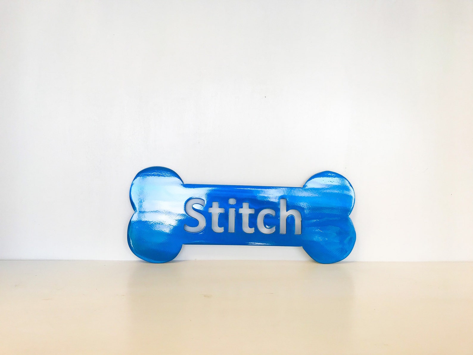 Personalized Dog Bone Metal Wall Art Kennel Name Sign Dog Bed Sign ...