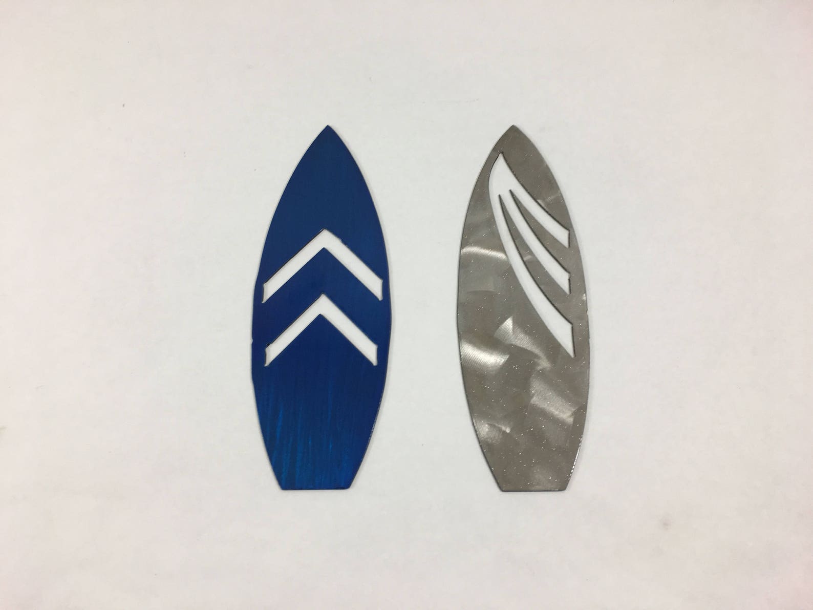 Metal Surfboard Wall Art With Powder Coat - Etsy