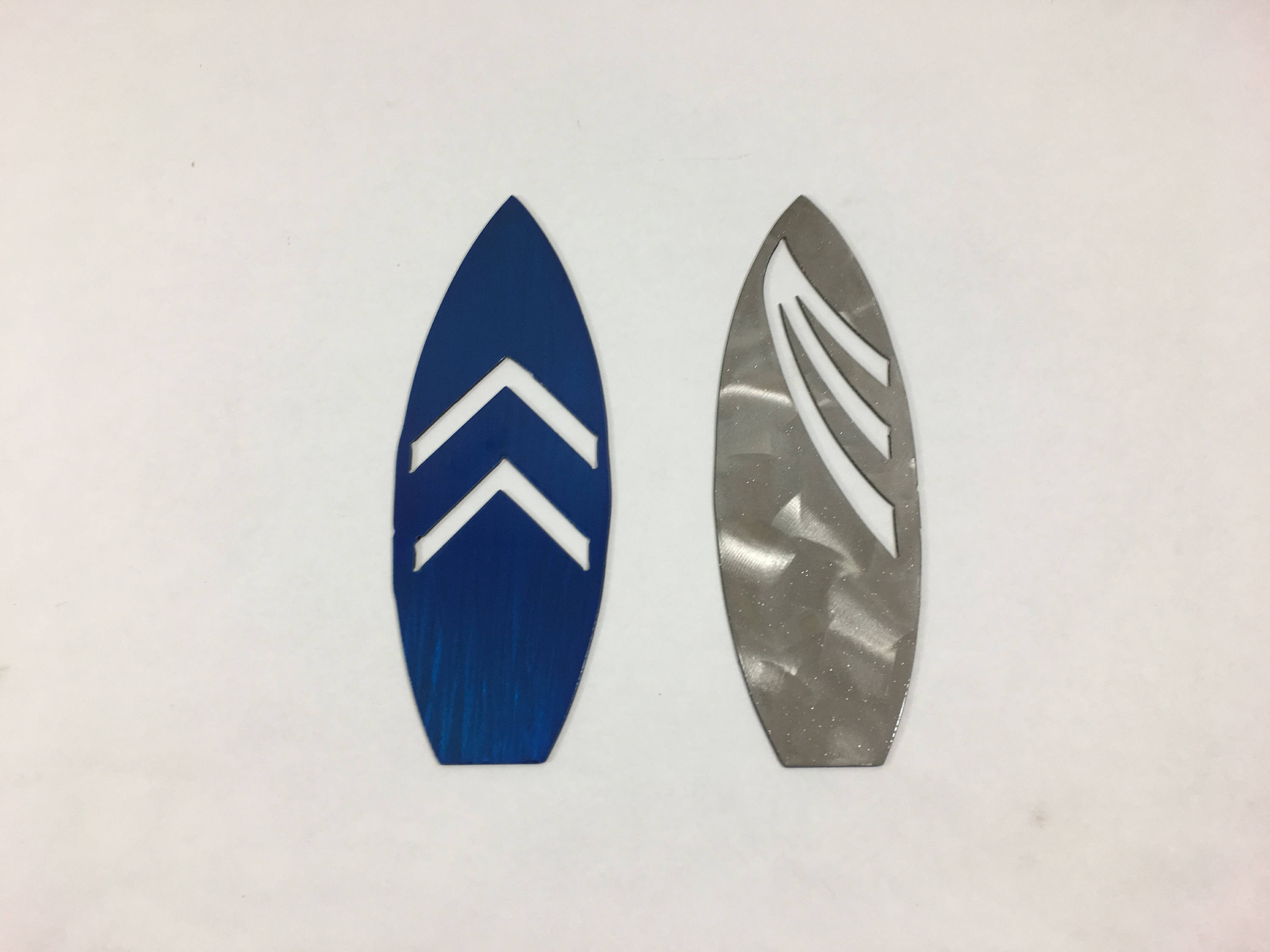 Metal Surfboard Wall Art With Powder Coat - Etsy
