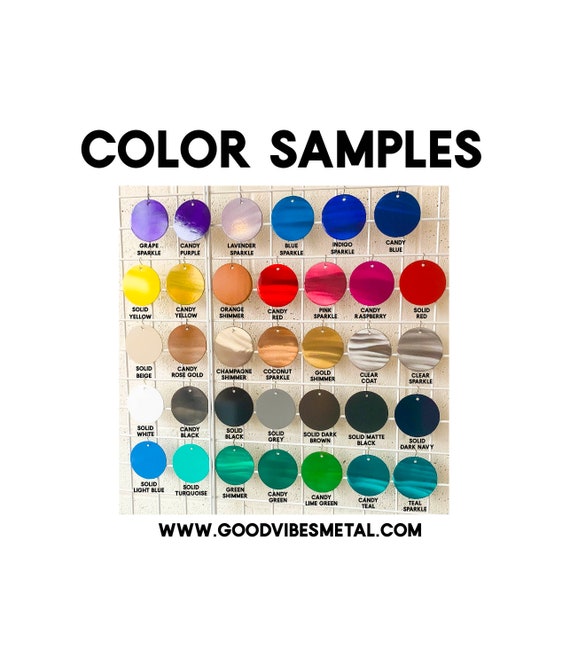 COLOR SAMPLES - Etsy