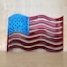 Metal Waving American Flag With Multiple Color Options - Etsy