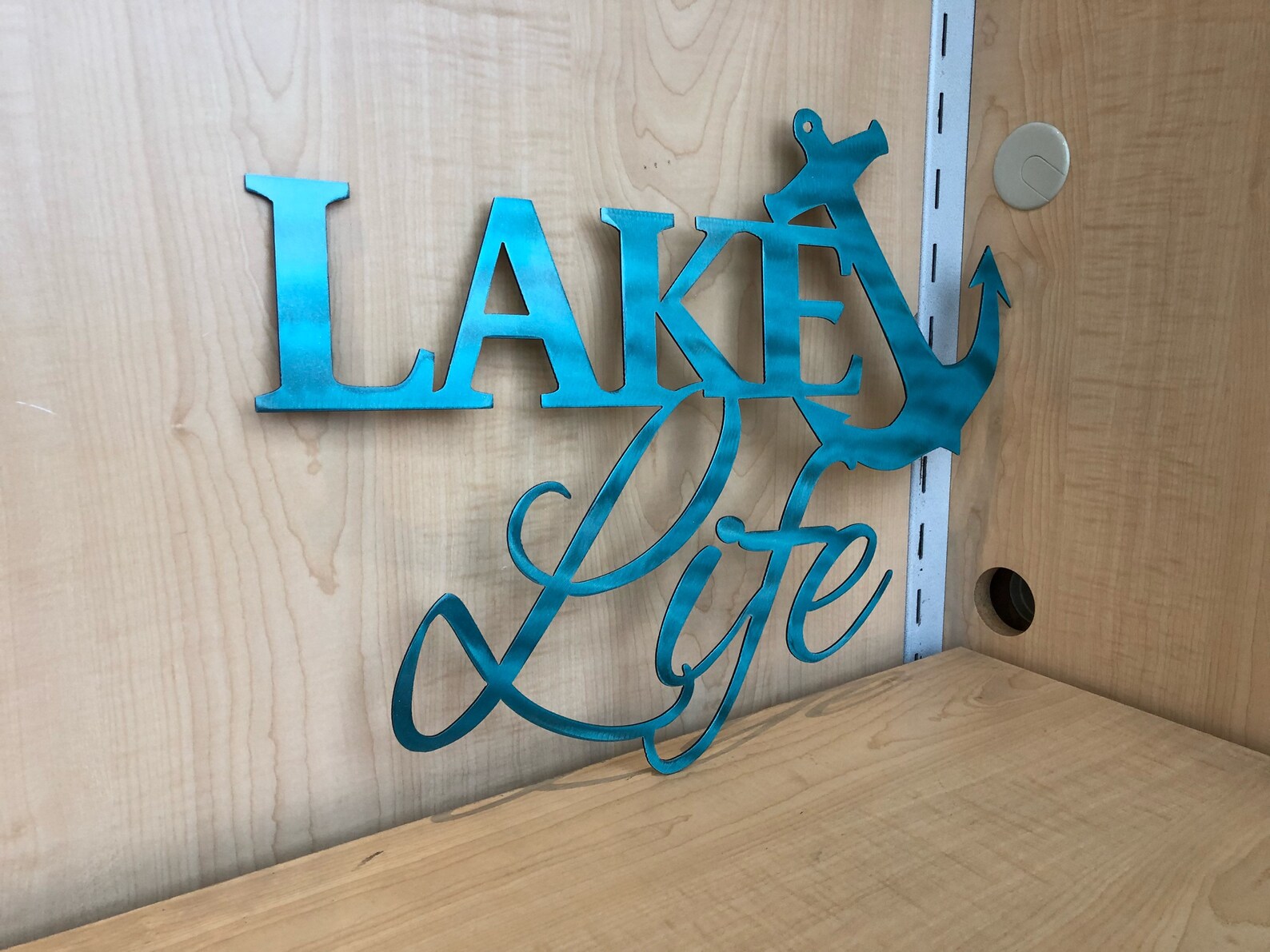 Lake Life Metal Wall Art Sign With Anchor - Etsy Canada