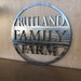 Personalized Family Farm Last Name Metal Wall Art - Etsy