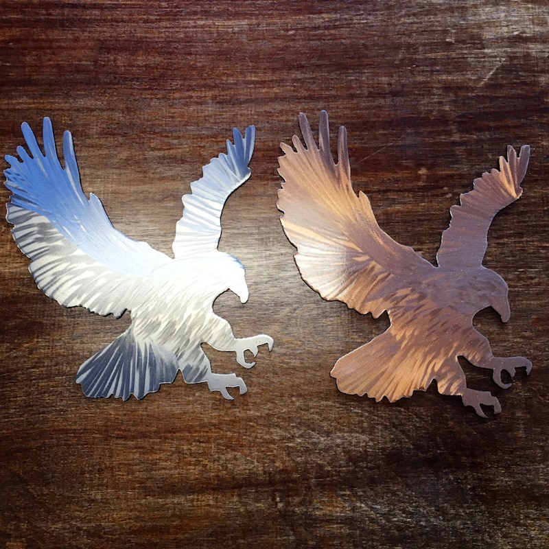 Metal Hawk Wall Art - Etsy