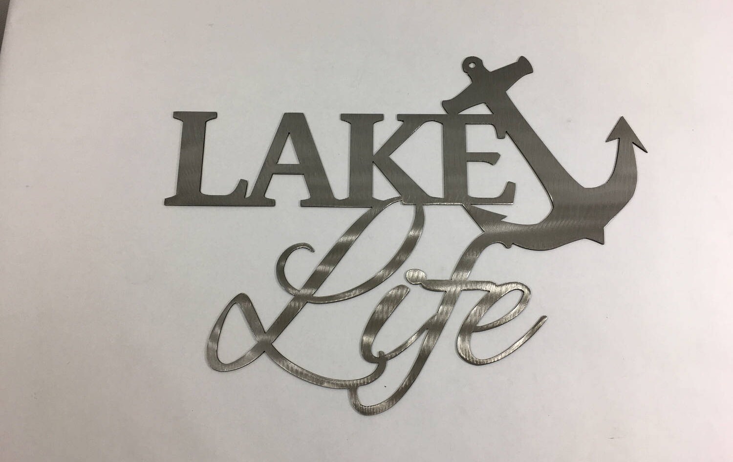 Lake Life Metal Wall Art Sign With Anchor - Etsy Canada