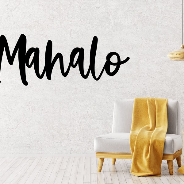 Mahalo Sign - Etsy