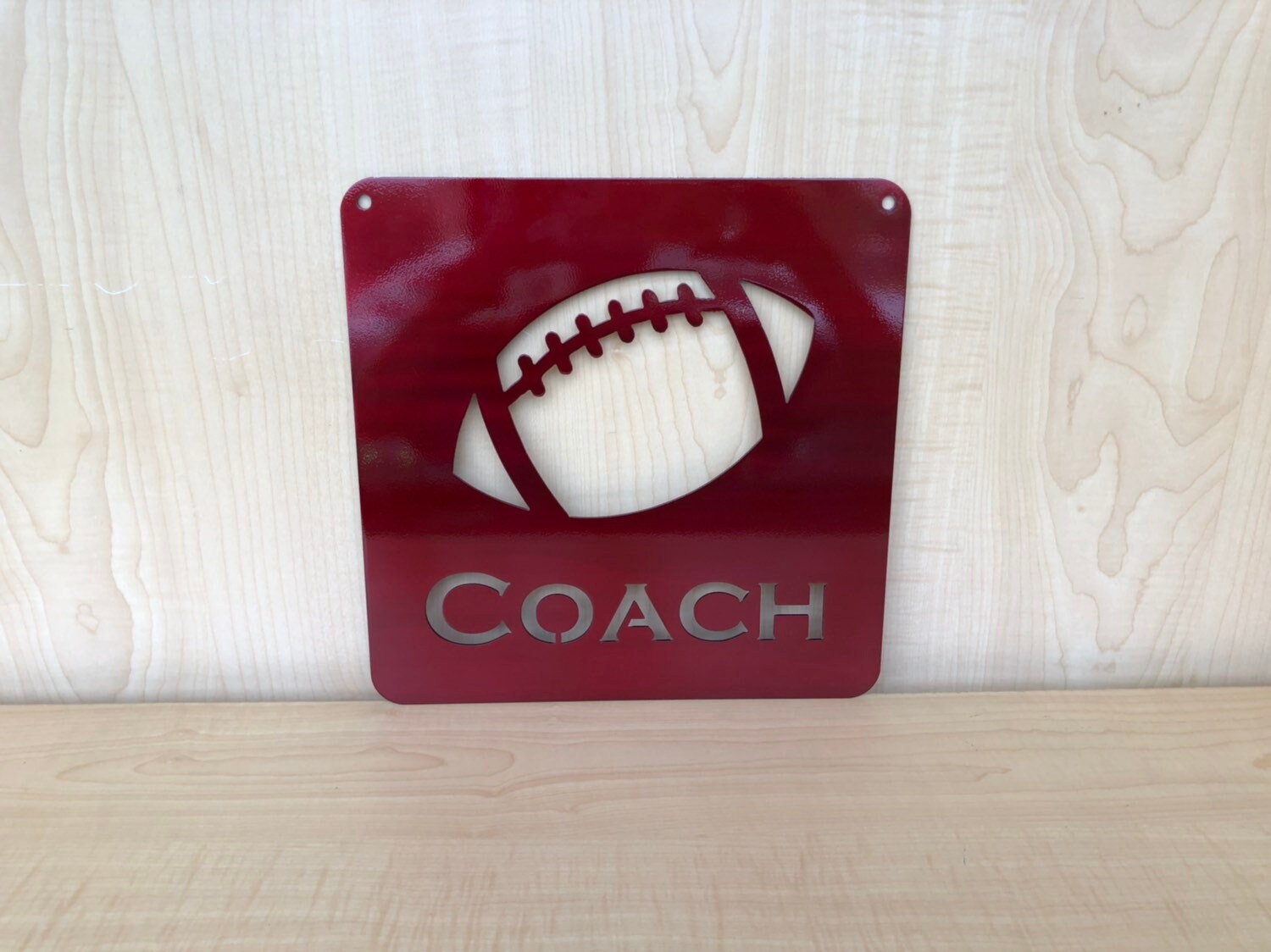 Custom Metal Football Wall Art With Name, Personalize and Choose Any ...