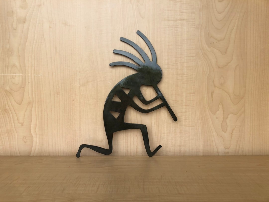 Kokopelli Figure Metal Wall Art | Man Playing the Flute | Southwest Art ...
