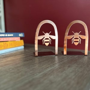 Personalized Metal Bookends - Set of Two | Custom Book Ends | Boho Arch ...